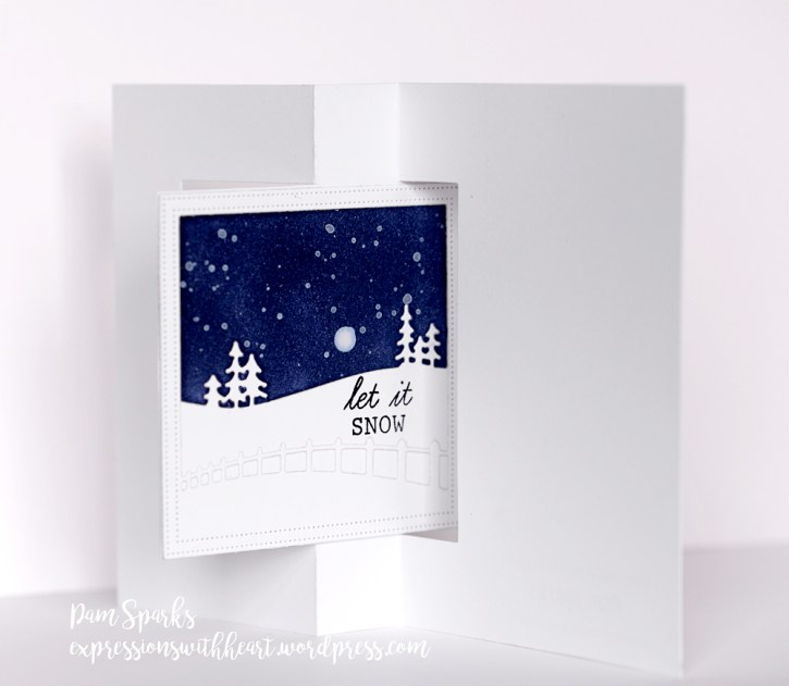 Memory Box Pine Wreath and Snowberry Sprigs Card, Meadowtree Frame and ...