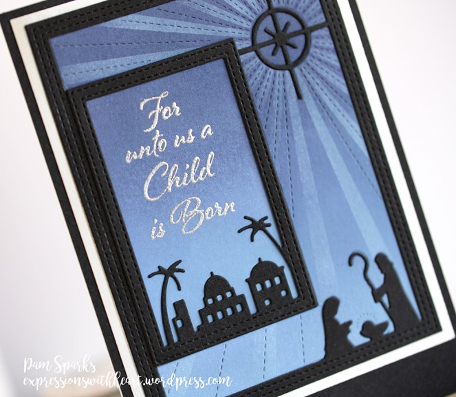 poppystamps Nativity Scene Sidekick Frame/Stencil and Simple Bethlehem ...