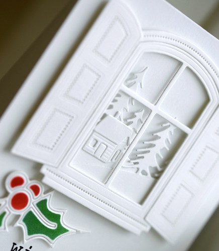 poppystamps Cottage Window Scene Card…