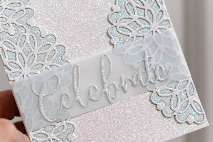 Memory Box Clementine Border and Celebrate dies…