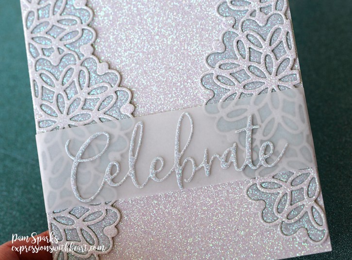 Memory Box Clementine Border and Celebrate dies…