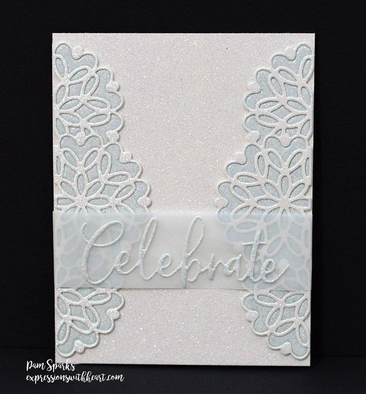Memory Box Clementine Border and Celebrate dies…