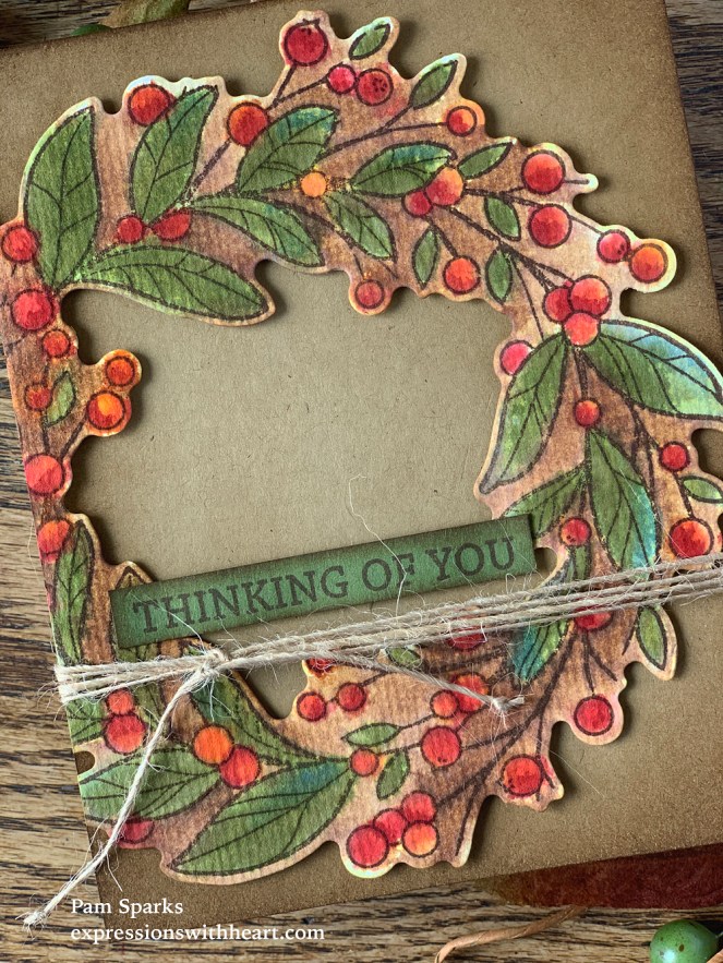 Memory Box Berry Wreath Thinking Of You…