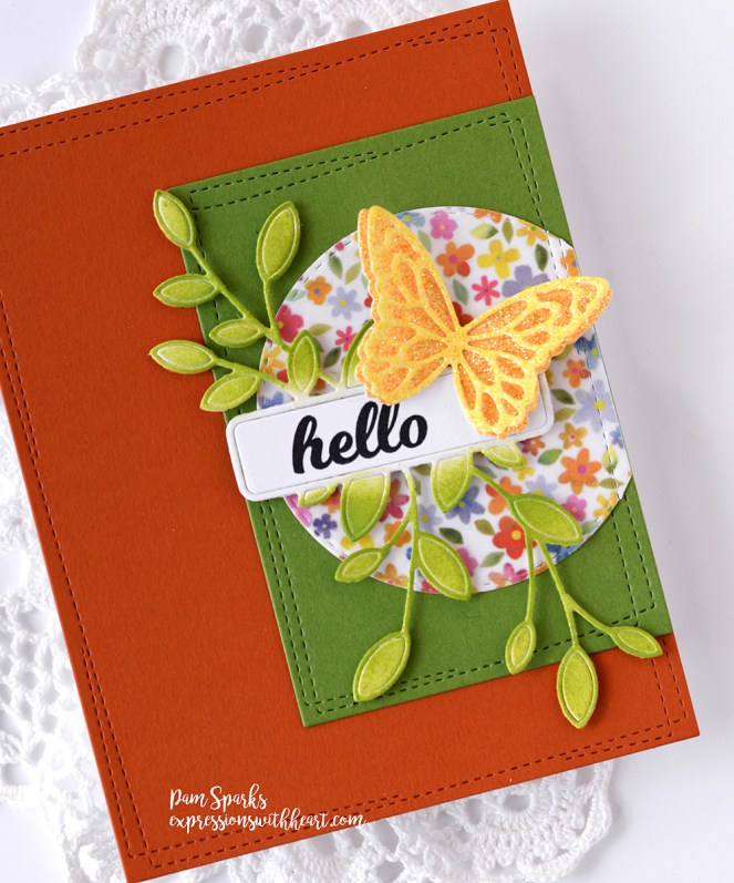Memory Box…a Spring Hello Card…