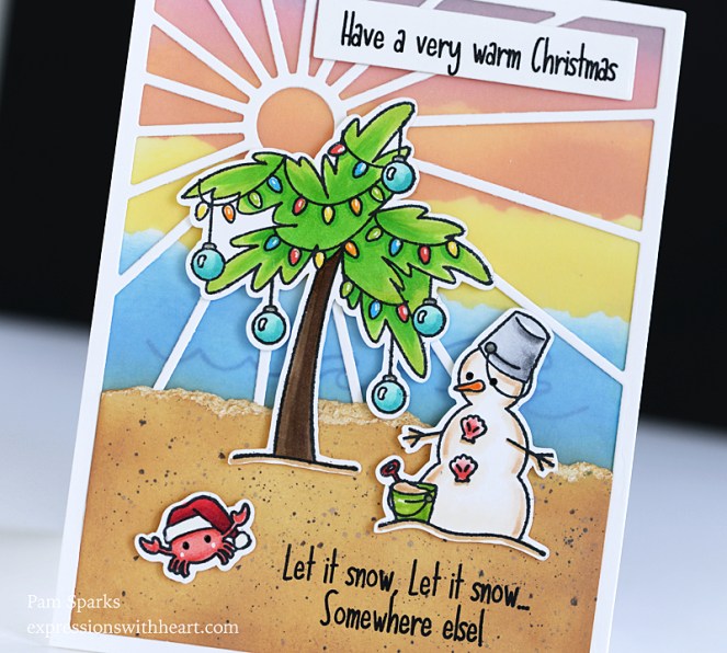 Simon Says Stamp Warm Christmas Card….super fun!