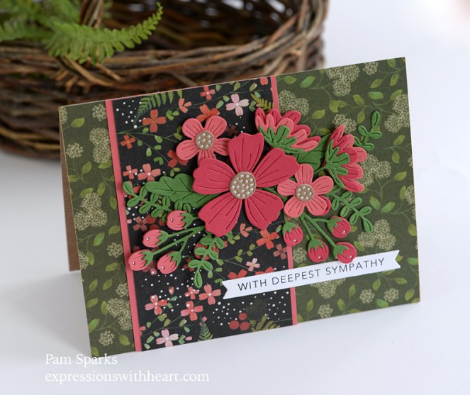 Spellbinders Be Bold Blooms and Memory Box Garland 6×6 Paper…