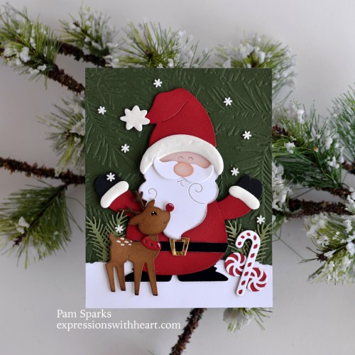 Stampendous Santa Hugs Card and Tags…