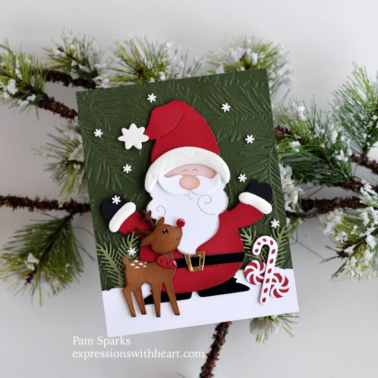 Stampendous Santa Hugs Card and Tags…