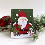 Stampendous Santa Hugs Card and Tags…