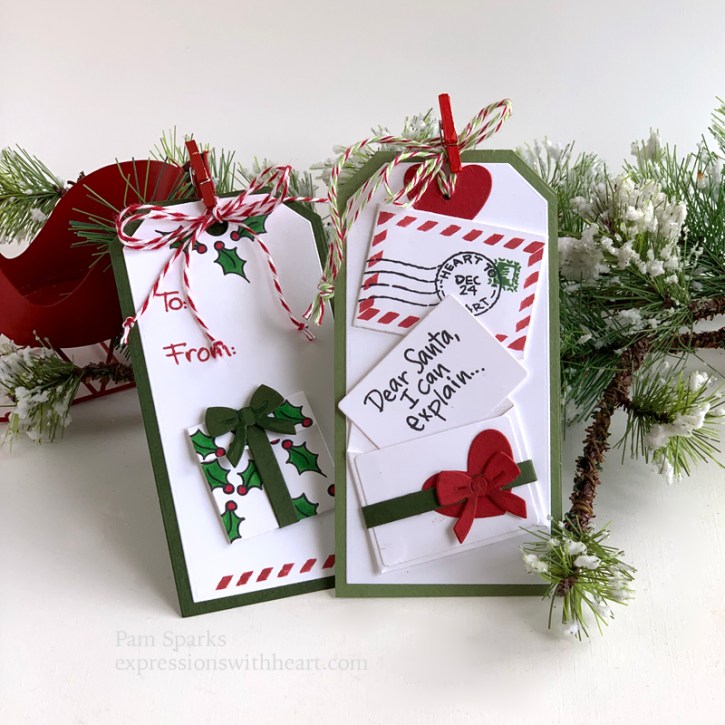 Stampendous Santa Hugs Card and Tags…
