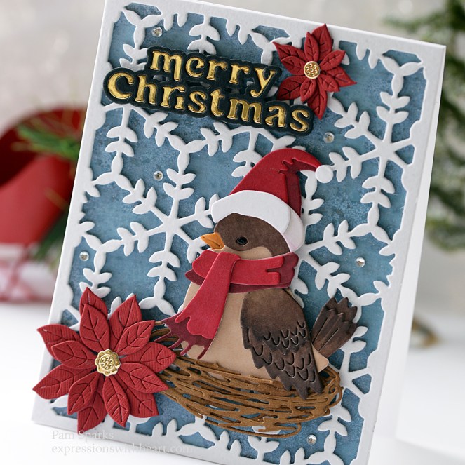 Memory Box Bundled Bird, Nest and Aurora Snowflake Frame Card…