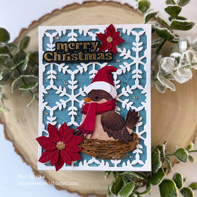 Memory Box Bundled Bird, Nest and Aurora Snowflake Frame Card…