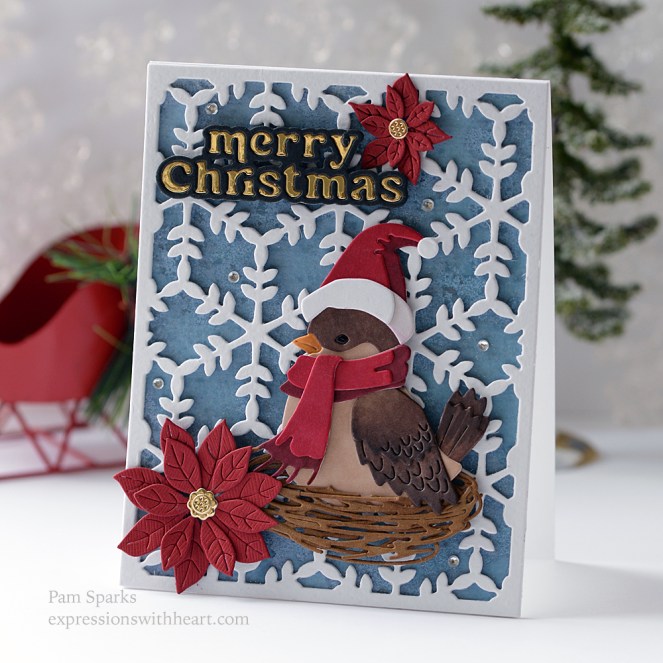 Memory Box Bundled Bird, Nest and Aurora Snowflake Frame Card…