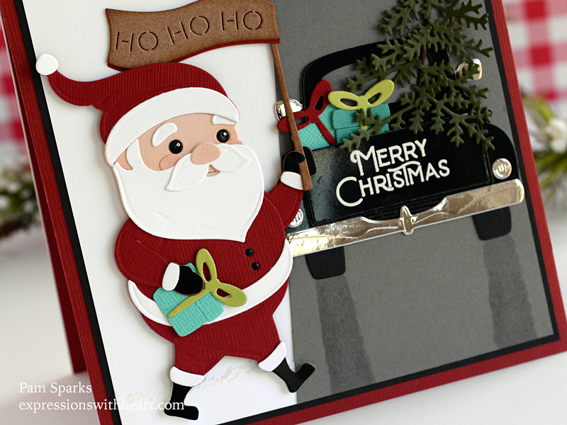 Big Jolly Santa Small Die of the Month from Spellbinders…