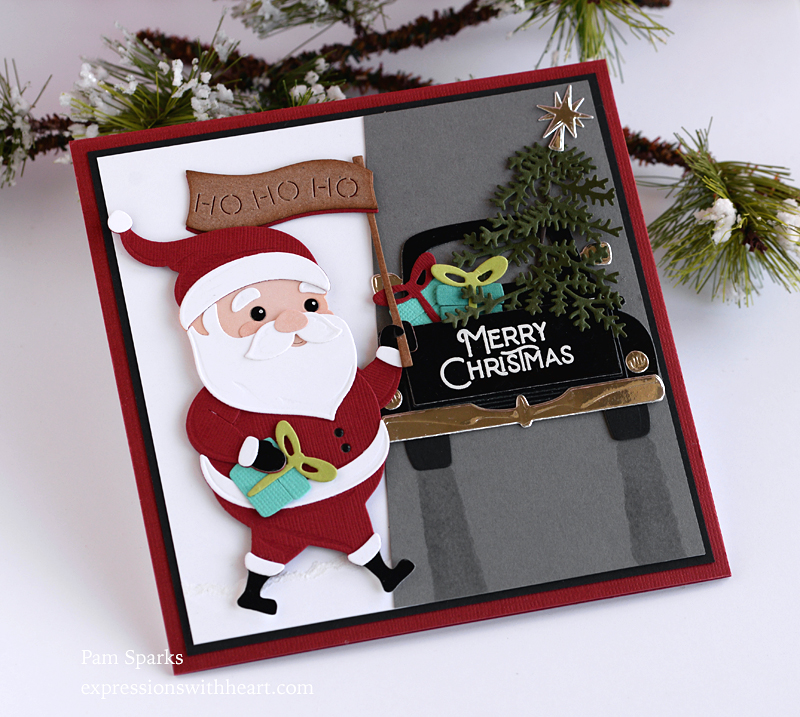 Big Jolly Santa Small Die of the Month from Spellbinders…