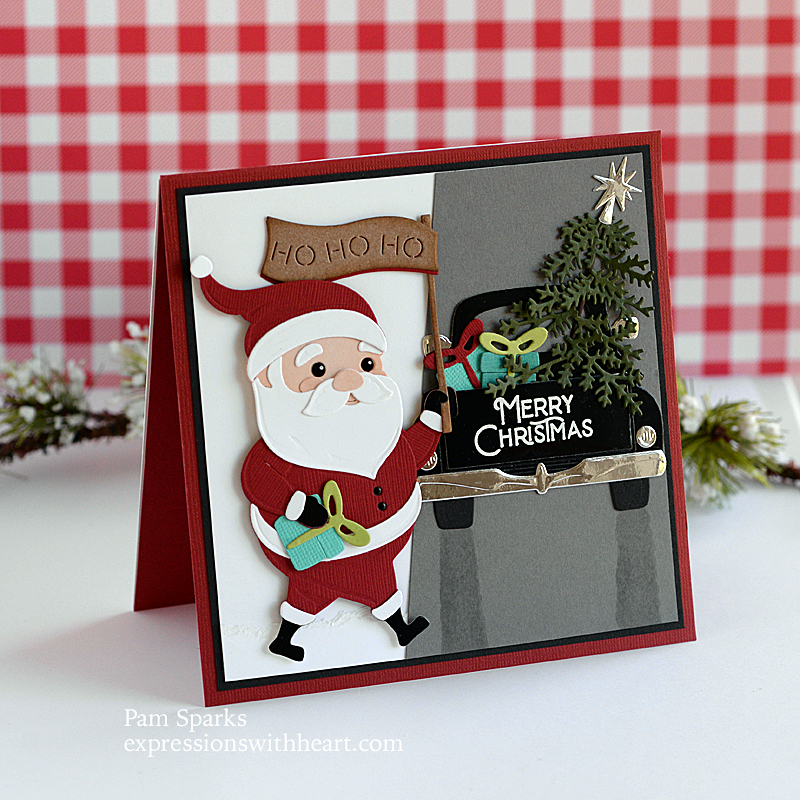 Big Jolly Santa Small Die of the Month from Spellbinders…
