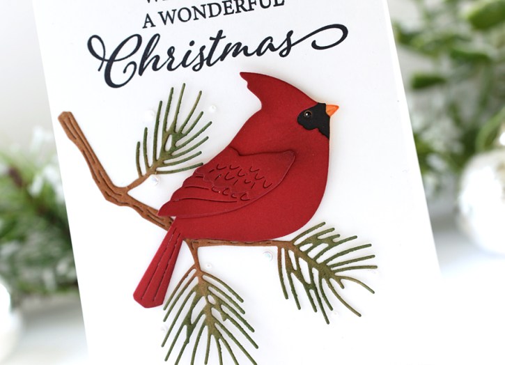 Memory Box Layered Cardinal CAS card…