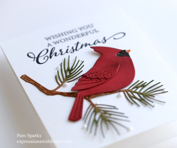 Memory Box Layered Cardinal CAS card…