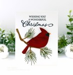 Memory Box Layered Cardinal CAS card…