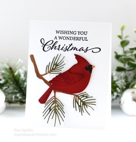 Memory Box Layered Cardinal CAS card…