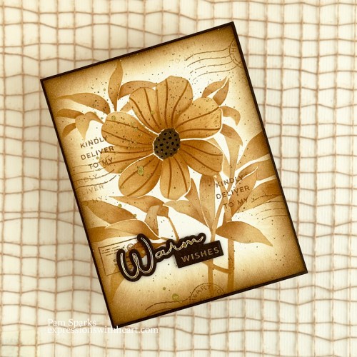 Spellbinders January Stencil of the Month Card…