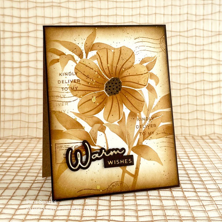 Spellbinders January Stencil of the Month Card…