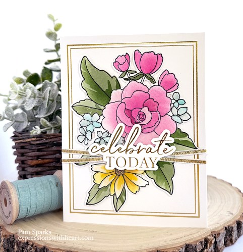 Memory Box NEW Cheerful Floral Collection Card…
