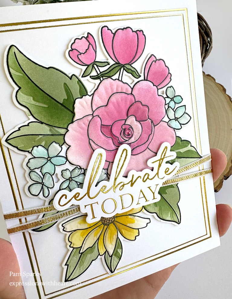 Memory Box NEW Cheerful Floral Collection Card…