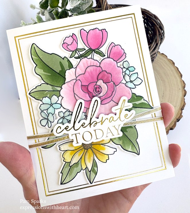 Memory Box NEW Cheerful Floral Collection Card…