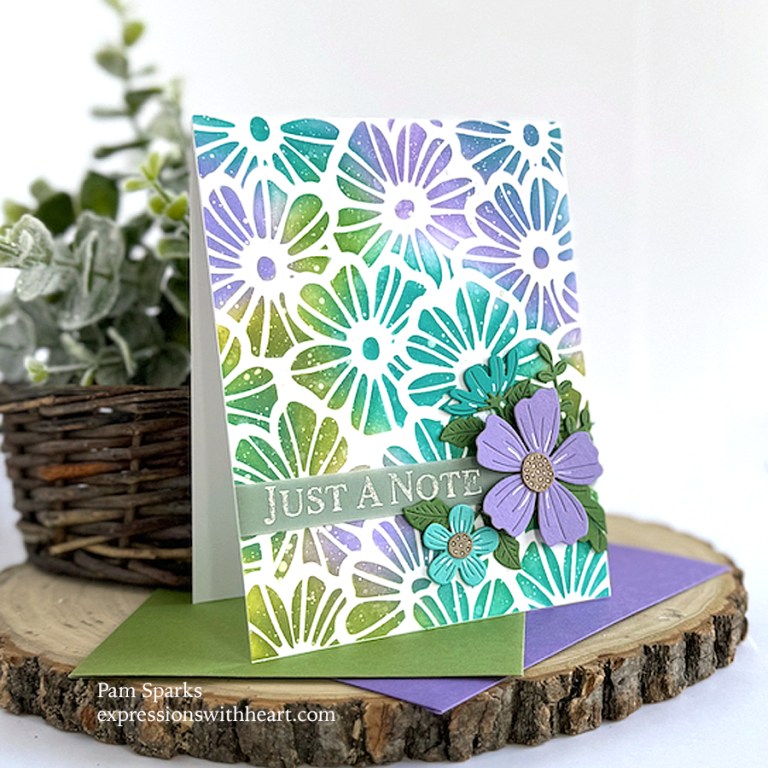Spellbinders Stencil of the Month Club Card…
