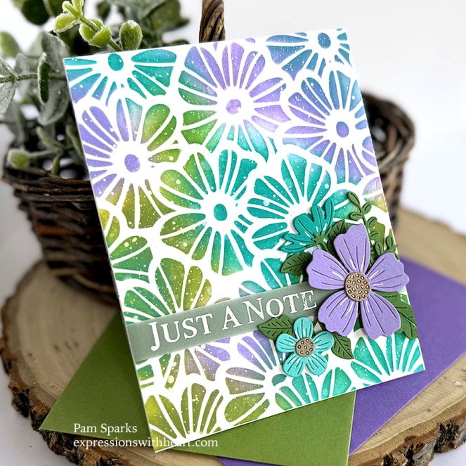 Spellbinders Stencil of the Month Club Card…