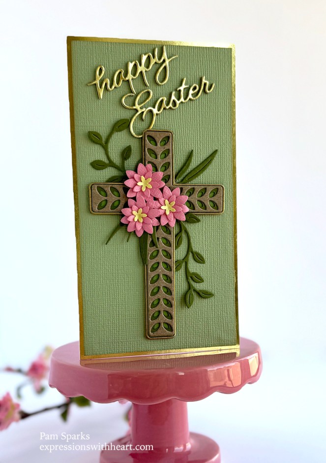 Birch Press Design Floral Cross Happy Easter Card…