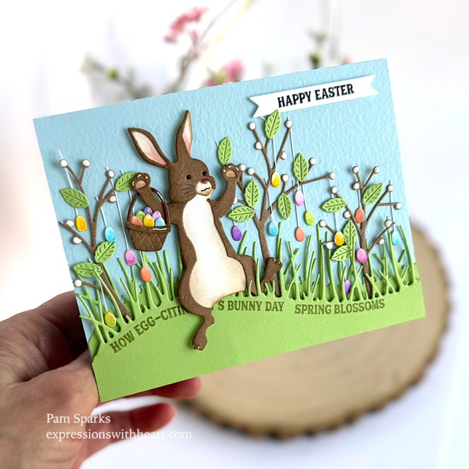 Memory Box Hippity Hoppity Bunny Card (Masterpiece)!