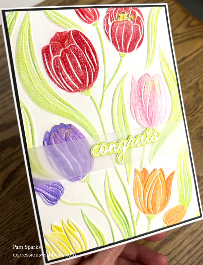 Spellbinders Twirling Tulips Collection Cards…
