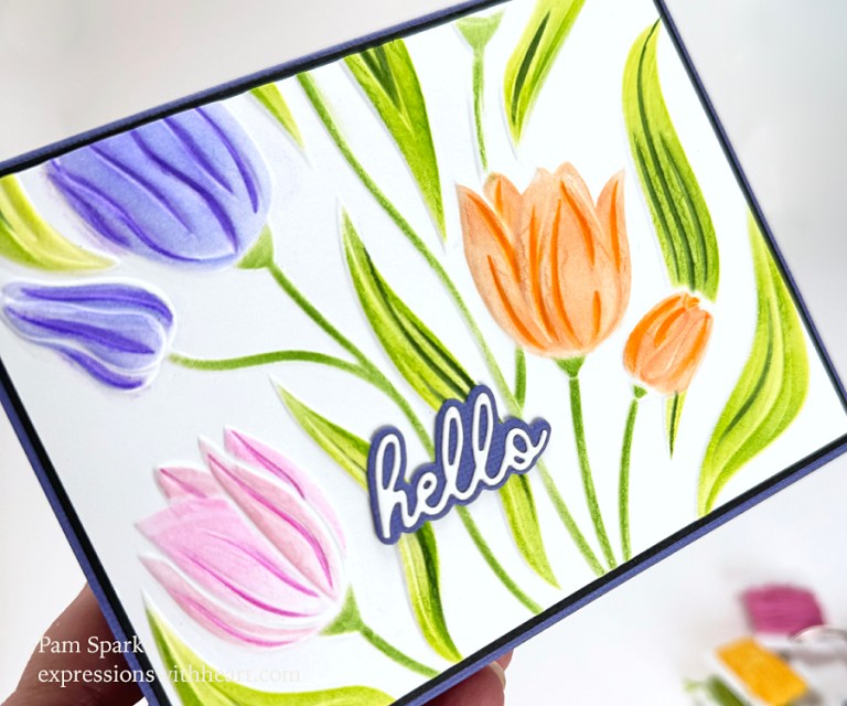 Spellbinders Twirling Tulips Collection Cards…