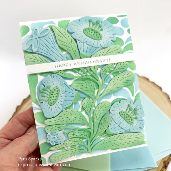 Spellbinders Stencil of the Month Club and Fresh Picked Angel Trumpets ...