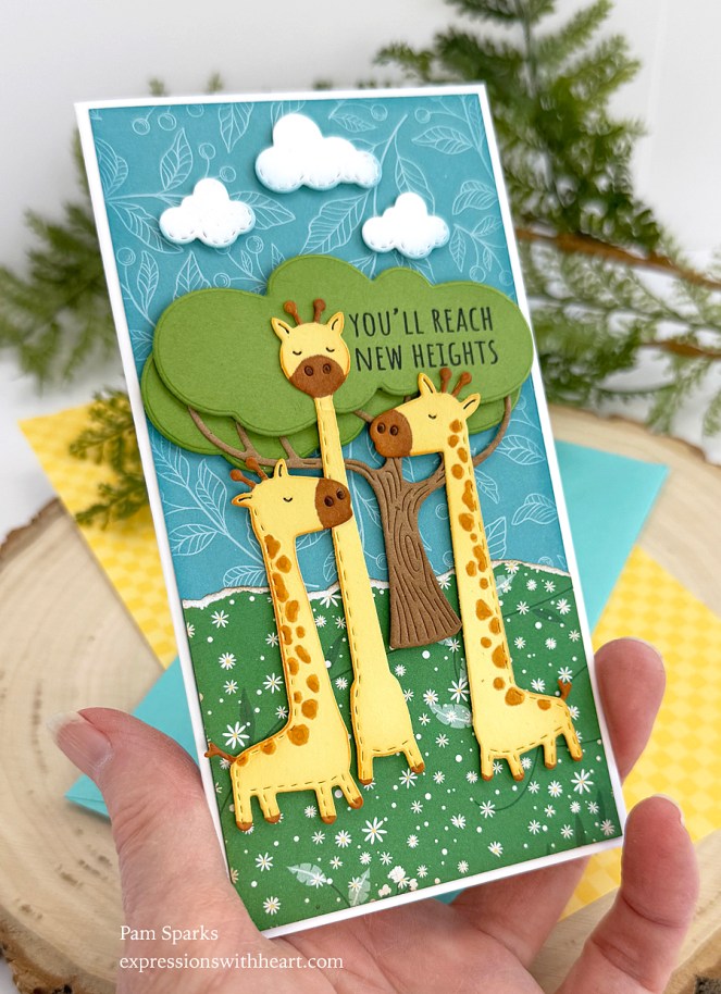 poppystamps Whittle Racing Giraffe Kit Card…