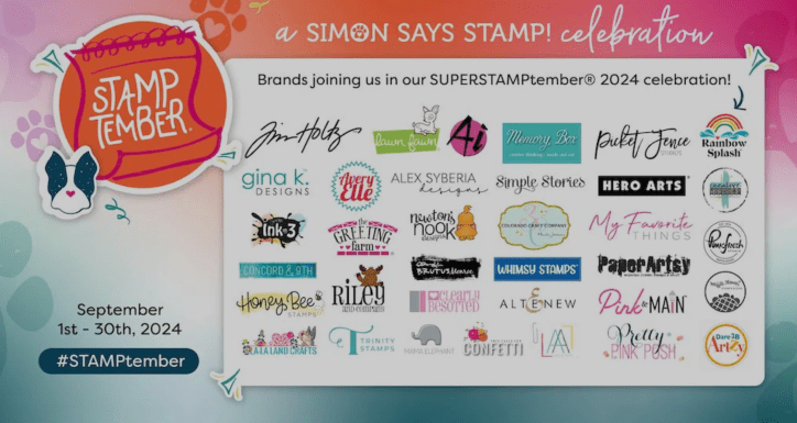 Simon Says Stamp SUPERSTAMPtember 2024 Celebration Cards…