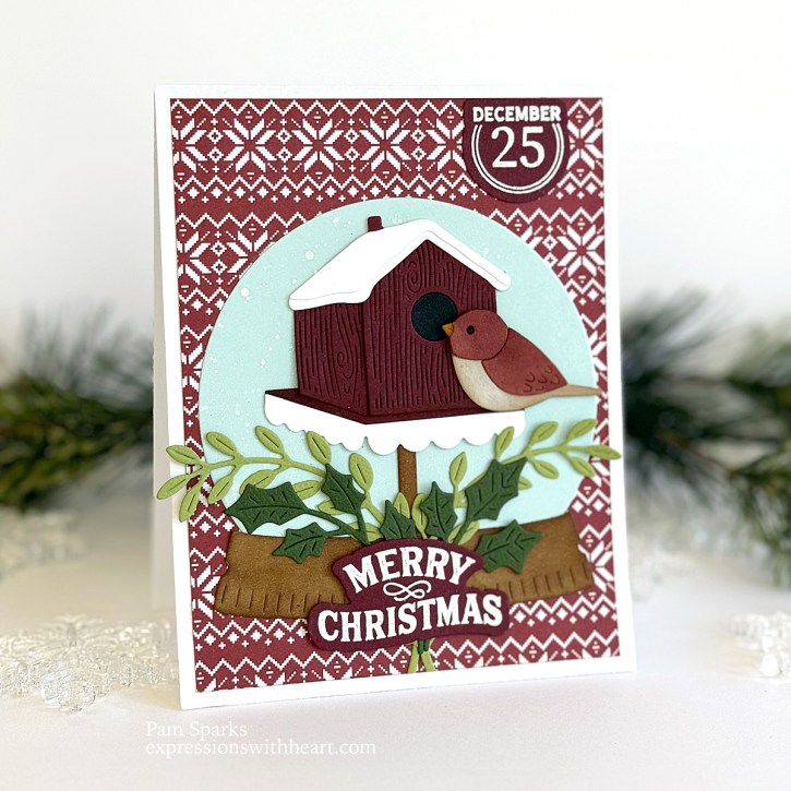Memory Box Snowy Birdhouse and Wistful Sparrow Card…