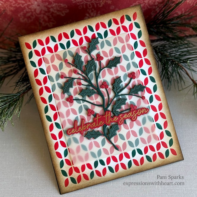 Spellbinders October Stencil of the Month Club Card…