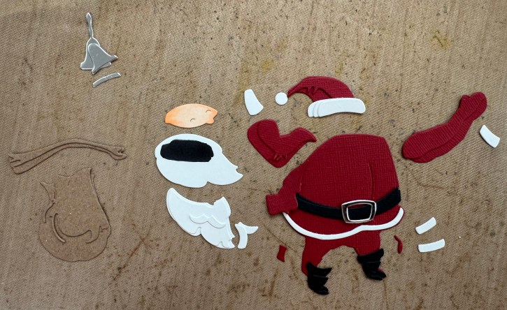 Memory Box Layered Festive Santa Card…
