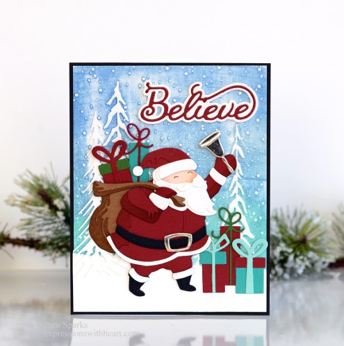 Memory Box Layered Festive Santa Card…