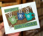 Tim Holtz Fresh Brewed Sidekick Side-Order Birthday Card…
