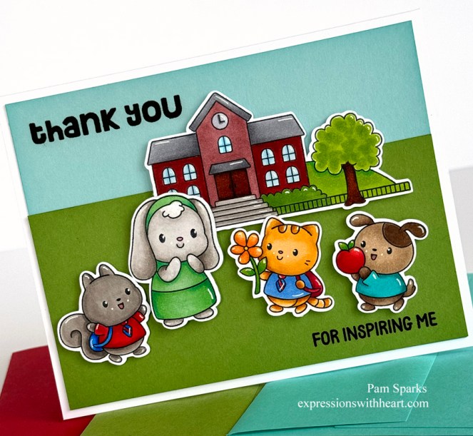 Simon Says Stamp Moments In Time Release Thank You Teacher Card…